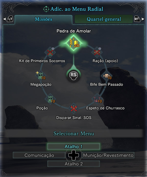 Monster Hunter World: Iceborne Manual Web oficial | Usar o menu radial ...