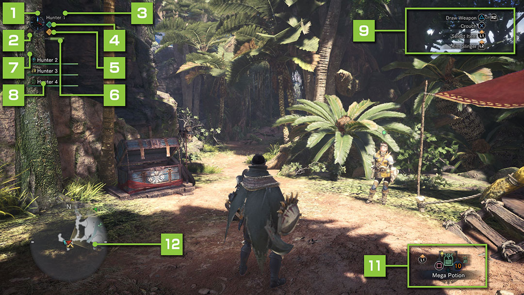 MONSTER HUNTER: WORLD Beta Official Web Manual | Basic Controls and the ...