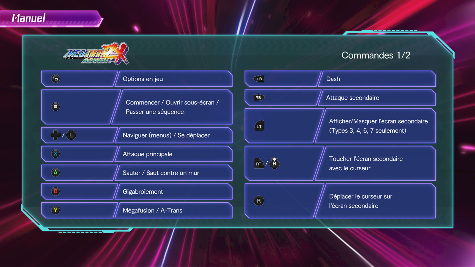 Mega Man™ Zero/ZX Legacy Collection Official Web Manual