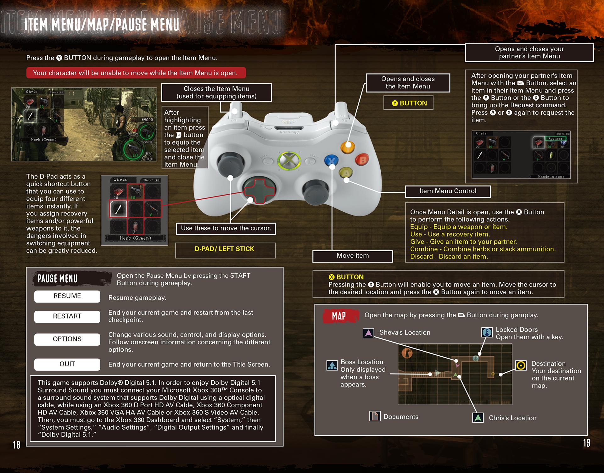 RESIDENT EVIL 5 Official Web Manual