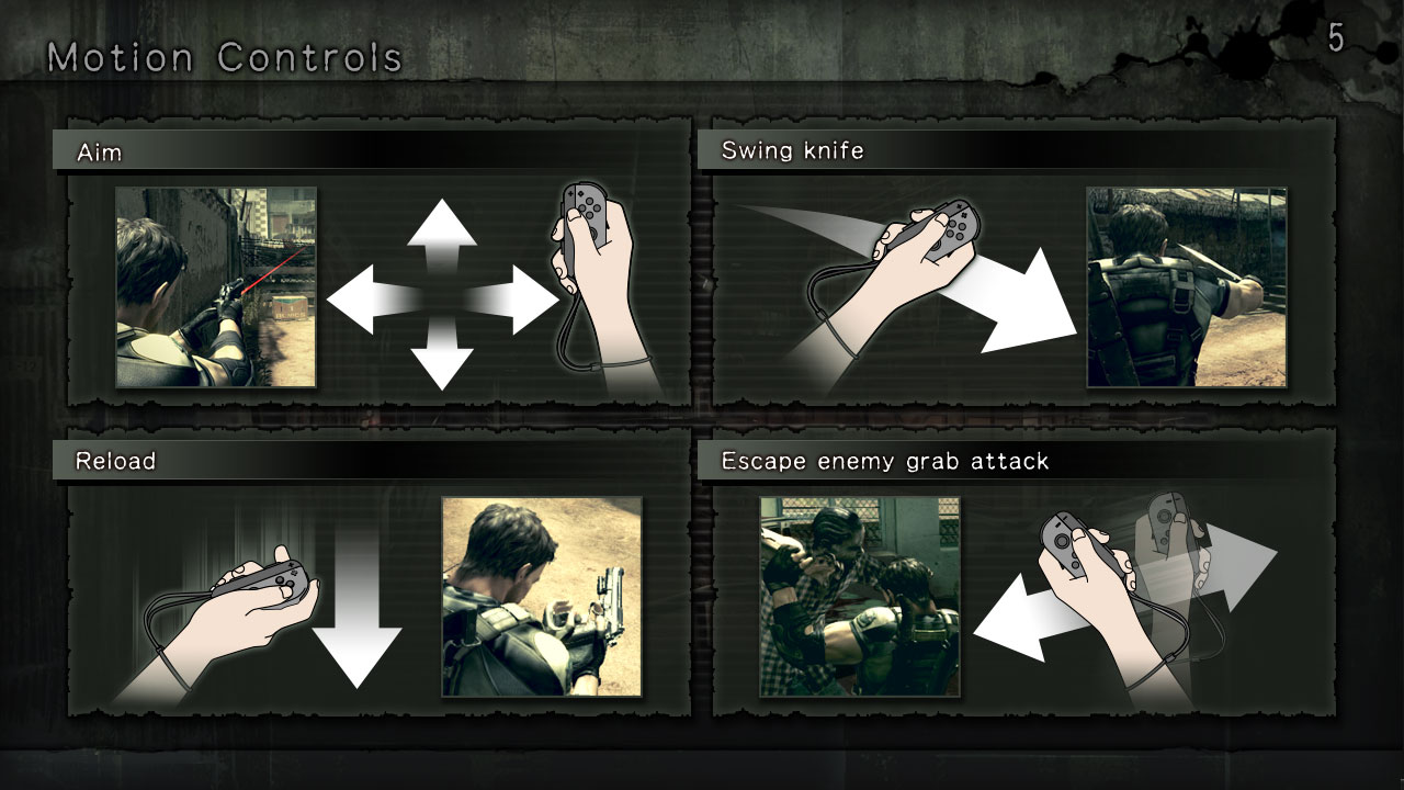 RESIDENT EVIL 5 OFFICIAL WEB MANUAL