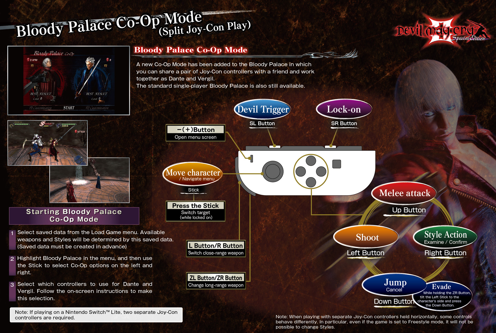 Devil May Cry 3 Official Web Manual