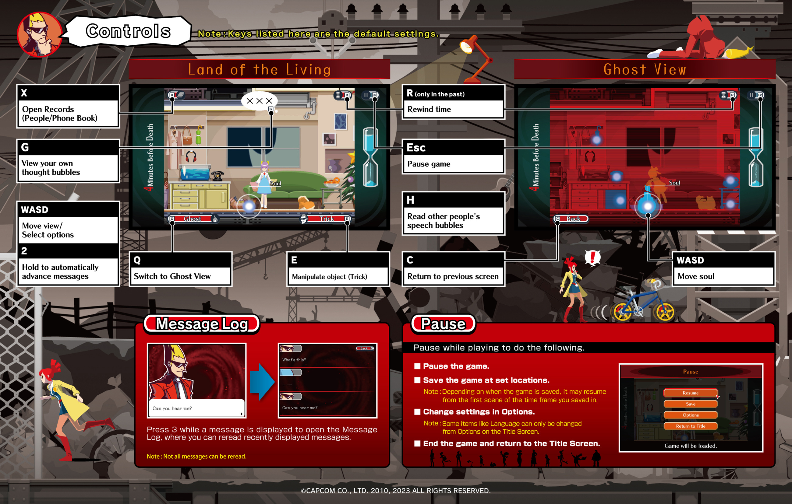 GHOST TRICK OFFICIAL WEB MANUAL